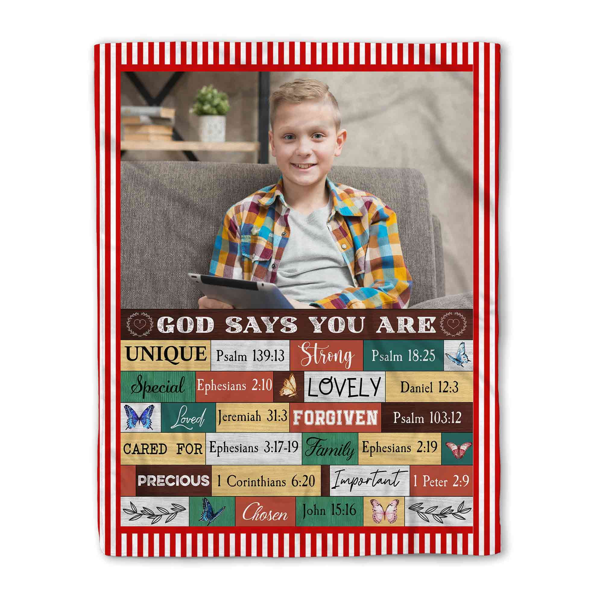 Customizaholic Picture Planket, Custom Photo Blanket, Prayer Blanket ...