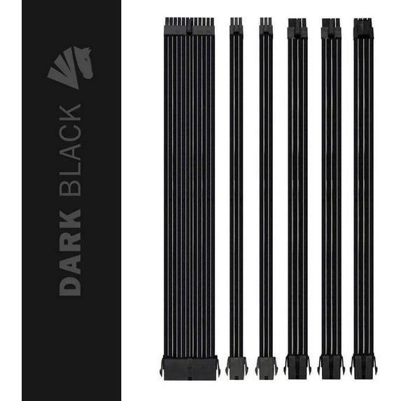 Customization Mod Sleeve Extension Power Supply Cable Kit 18AWG ATX/EPS ...