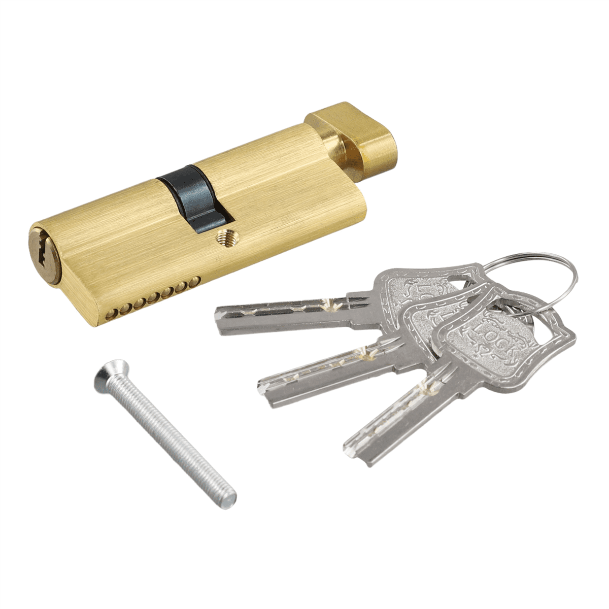 Customize 3 Key to Unlock All Lock Cylinders 70mm, Knob Lock Cylinder, Entrance Door Lock ...