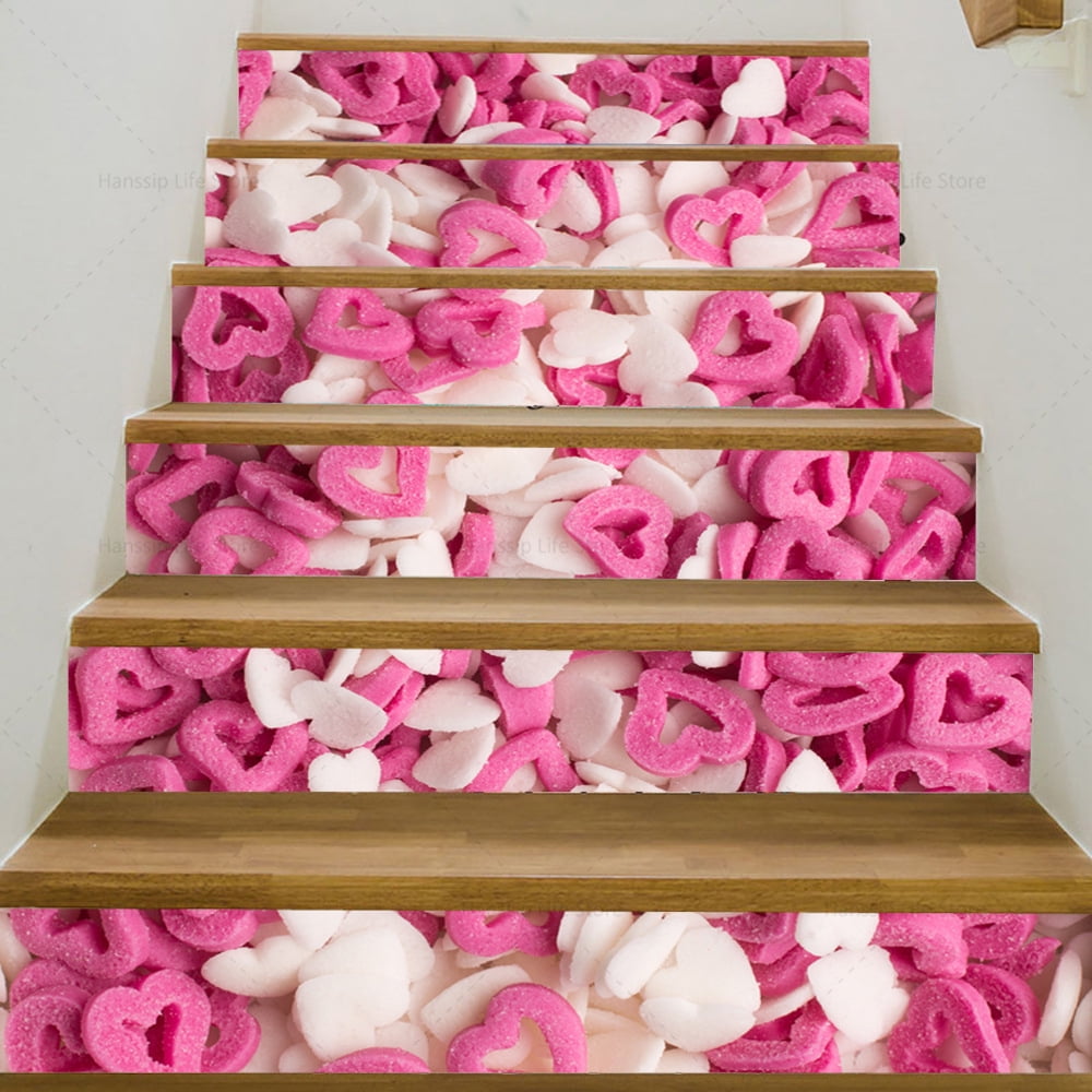 Customize 3D Staircase Mural Stickers Waterproof Vinyl Removable Stair ...