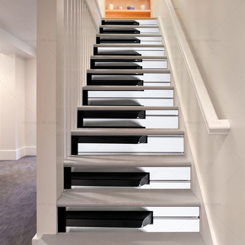 Customize 3D Staircase Mural Stickers Waterproof Vinyl Removable Stair ...