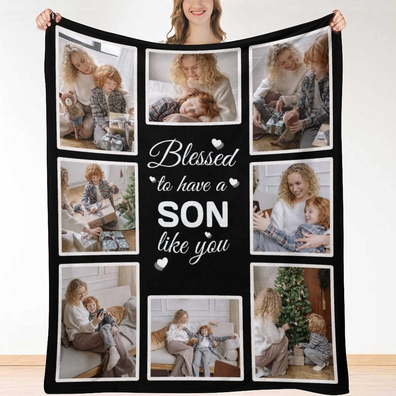 Customize Blankets with Photos,Made in USA, Shipped in 48 Hours ...
