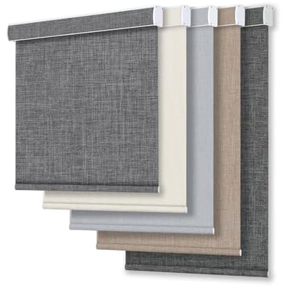 Customize Cordless Roller Shades,Blackout Blinds for Windows Thermal ...