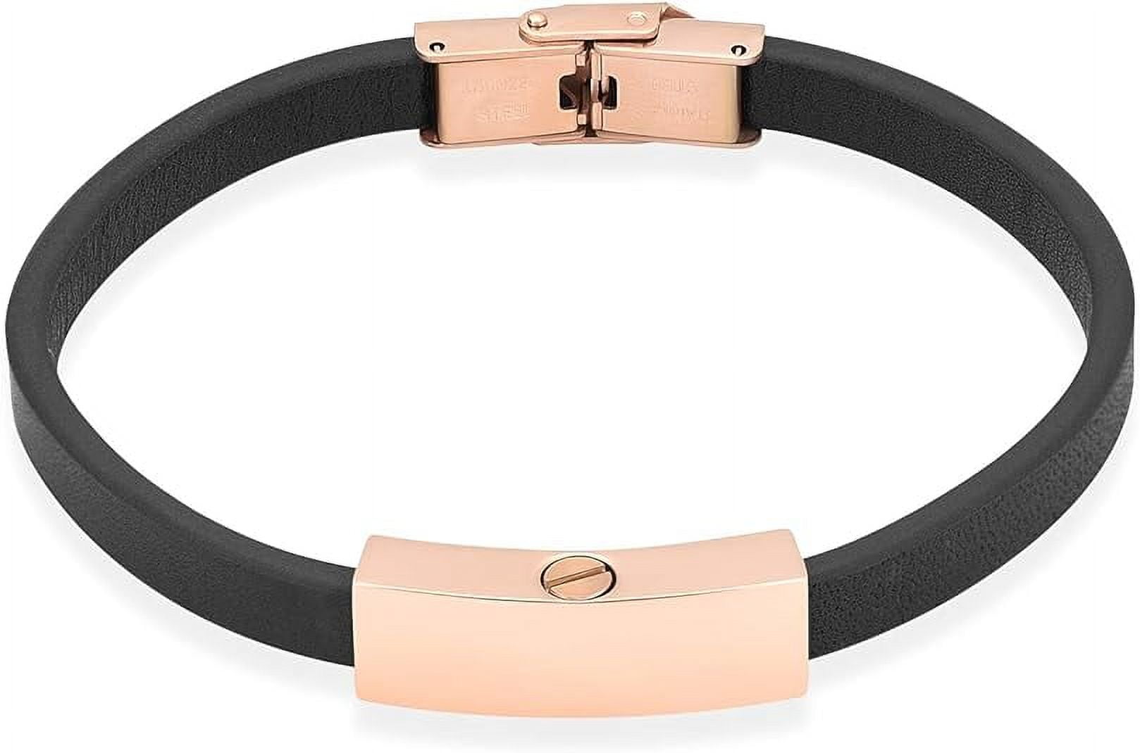 Customize Cremation Urn Bracelet for Ashes Cremation Bracelet for Ashes Genuine Leather Memorial ...