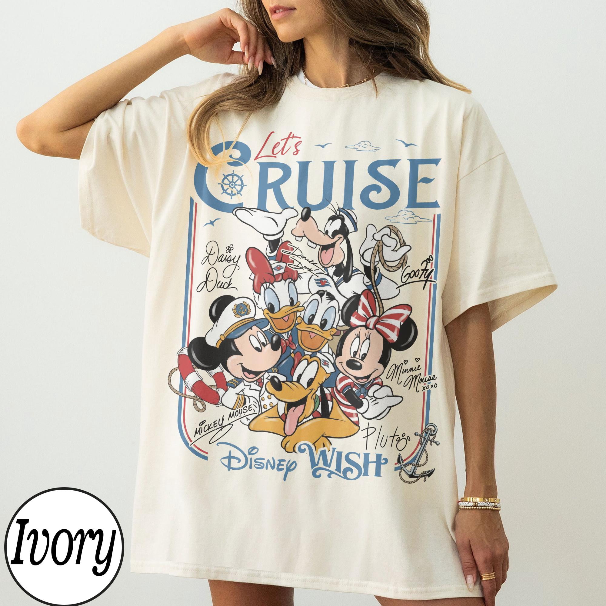 Customize Disney Mickey and Friends Let's Cruise Line Shirt, Family ...