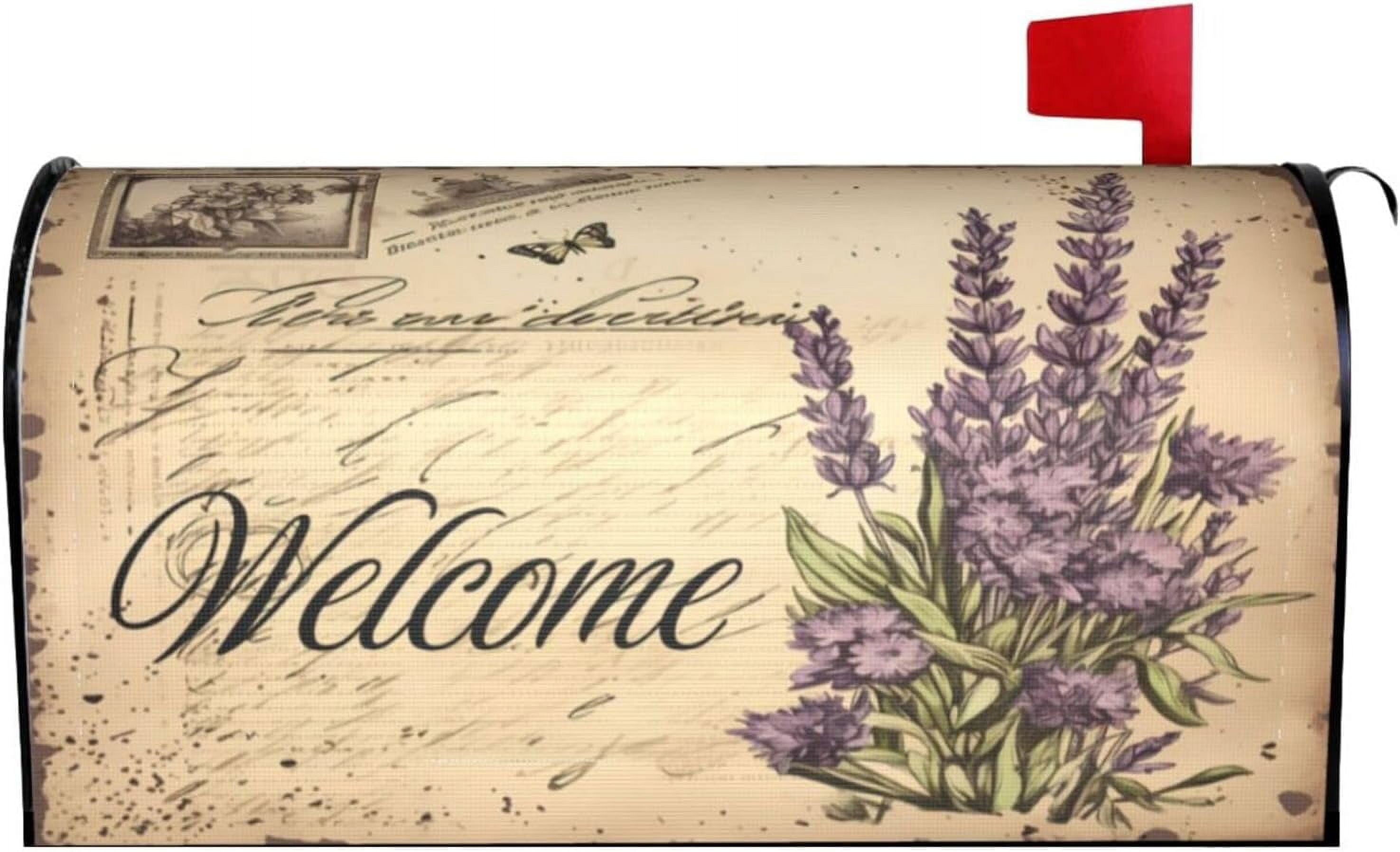 Customize Magnetic Mailbox Cover with Picture Text Custom Personalized ...