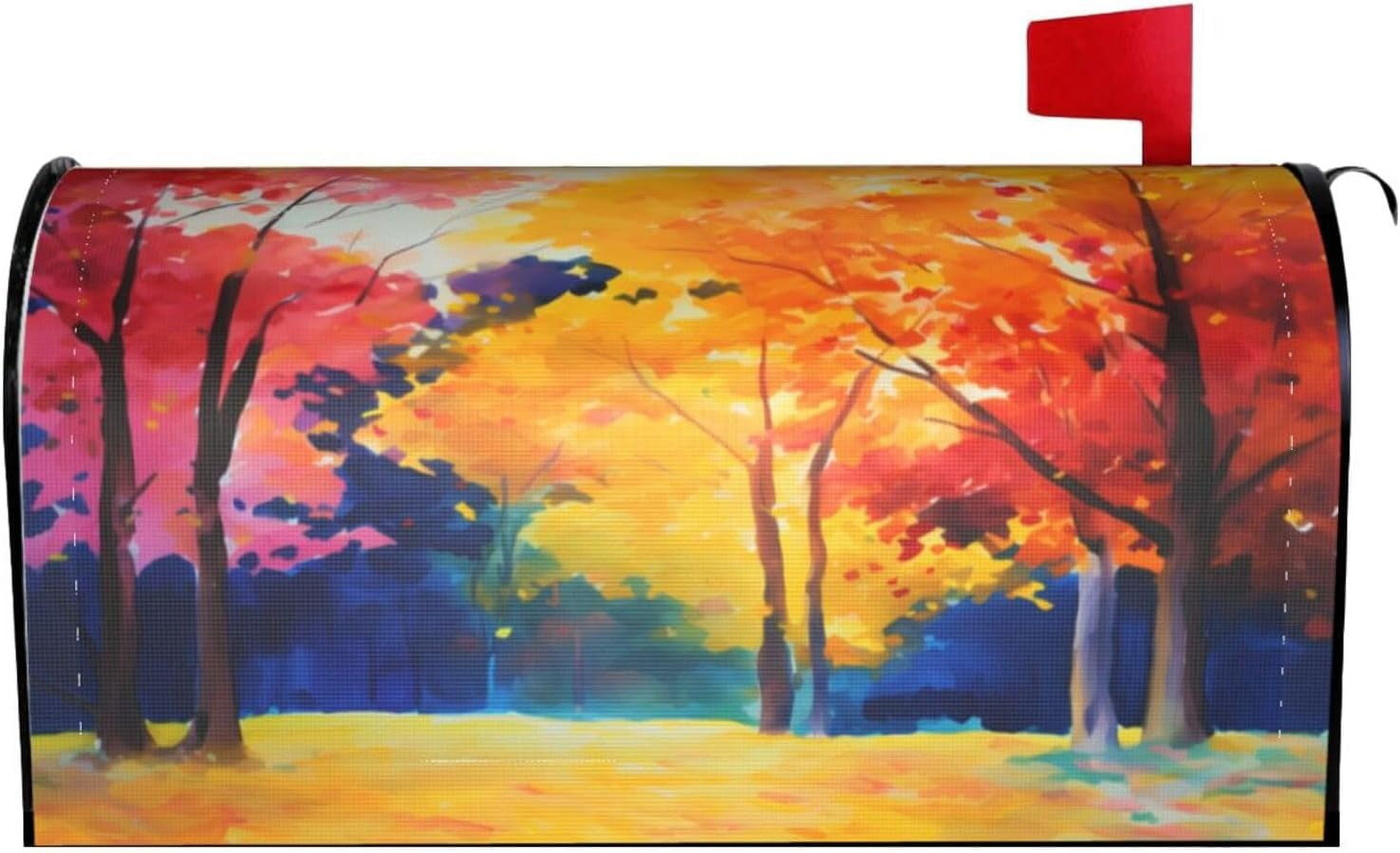 Customize Magnetic Mailbox Cover with Picture Text Custom Personalized ...