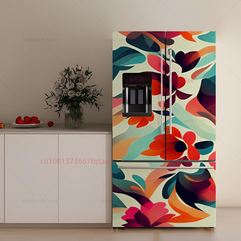 Customize Size Fridge Door Mural Wallpaper Renovation Removable PVC ...