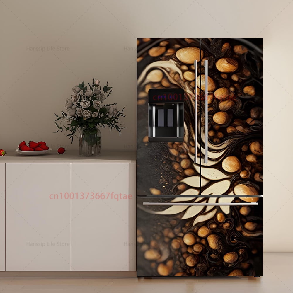 Customize Size Fridge Door Mural Wallpaper Renovation Removable PVC ...
