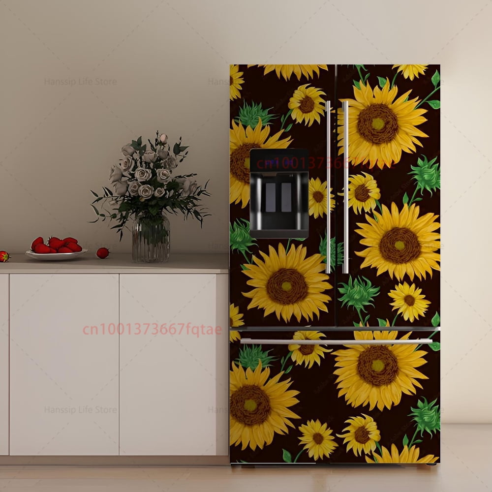 Customize Size Fridge Door Mural Wallpaper Renovation Removable PVC ...