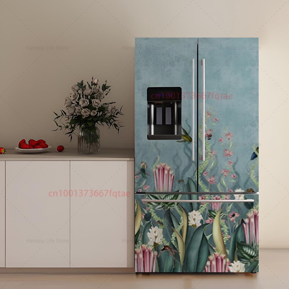 Customize Size Fridge Door Mural Wallpaper Renovation Removable PVC ...