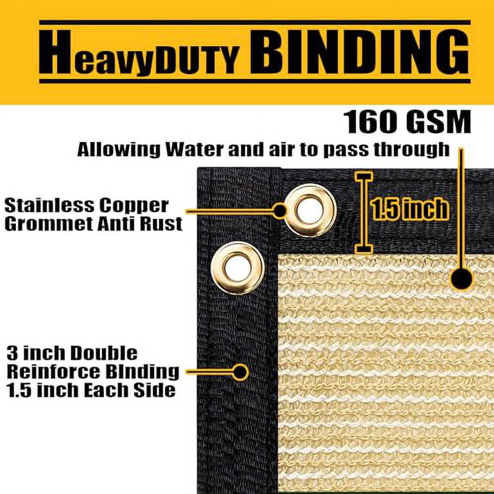 Customized 8' x 77' Green Fence Privacy Screen,with Bindings & Grommets,Heavy Duty for Gardens ...