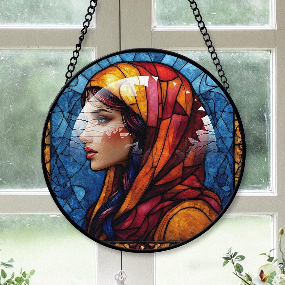 Customized Abyssinian Priestess Suncatcher Stained Glass, Abyssinian ...