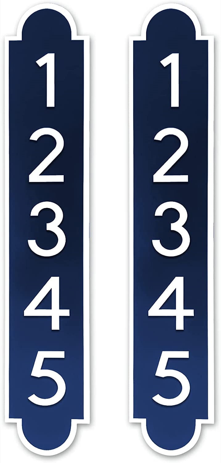 Customized Address Numbers Stickers for Outside 2 Pack, Highly ...