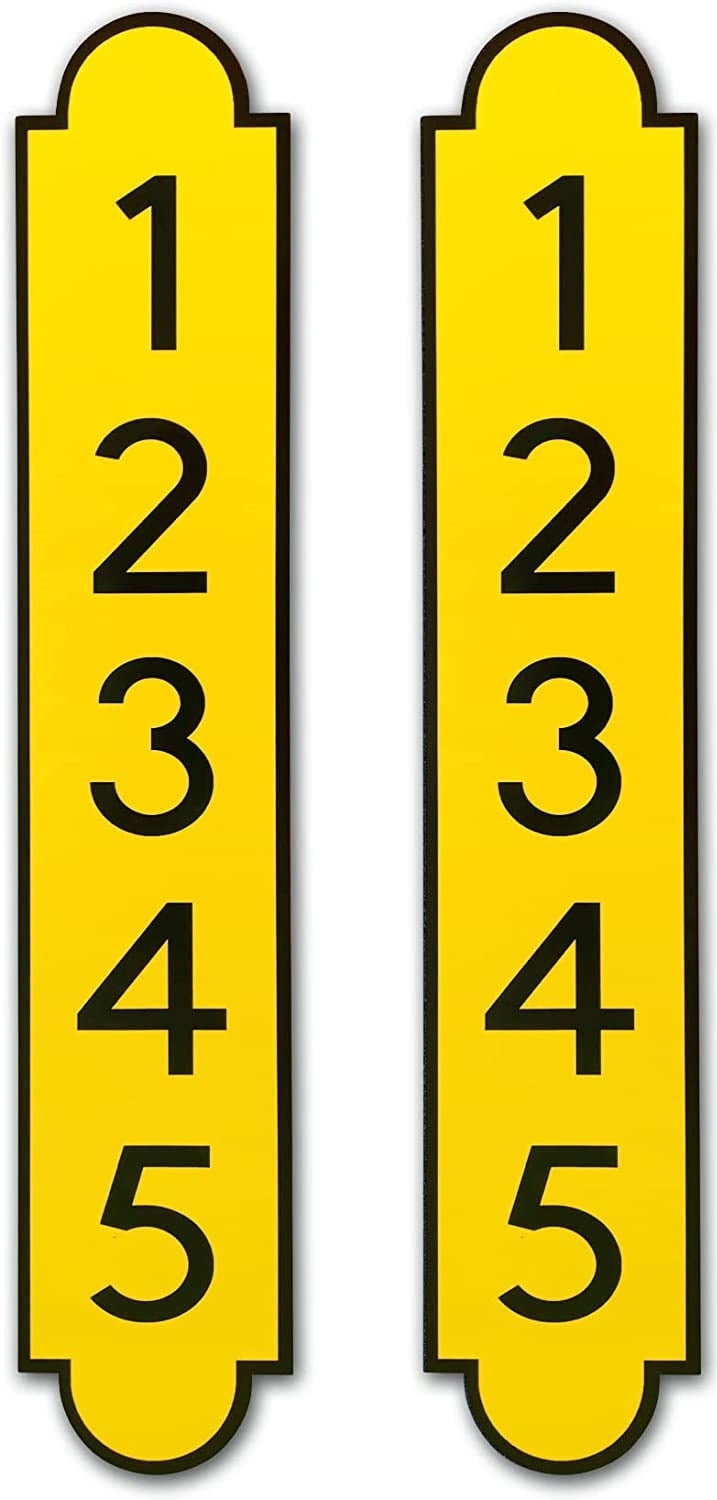 Customized Address Numbers Stickers for Outside 2 Pack, Highly ...