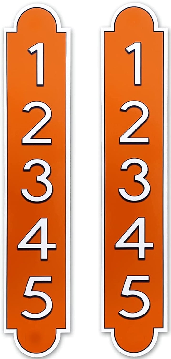 Customized Address Numbers Stickers for Outside 2 Pack, Highly ...