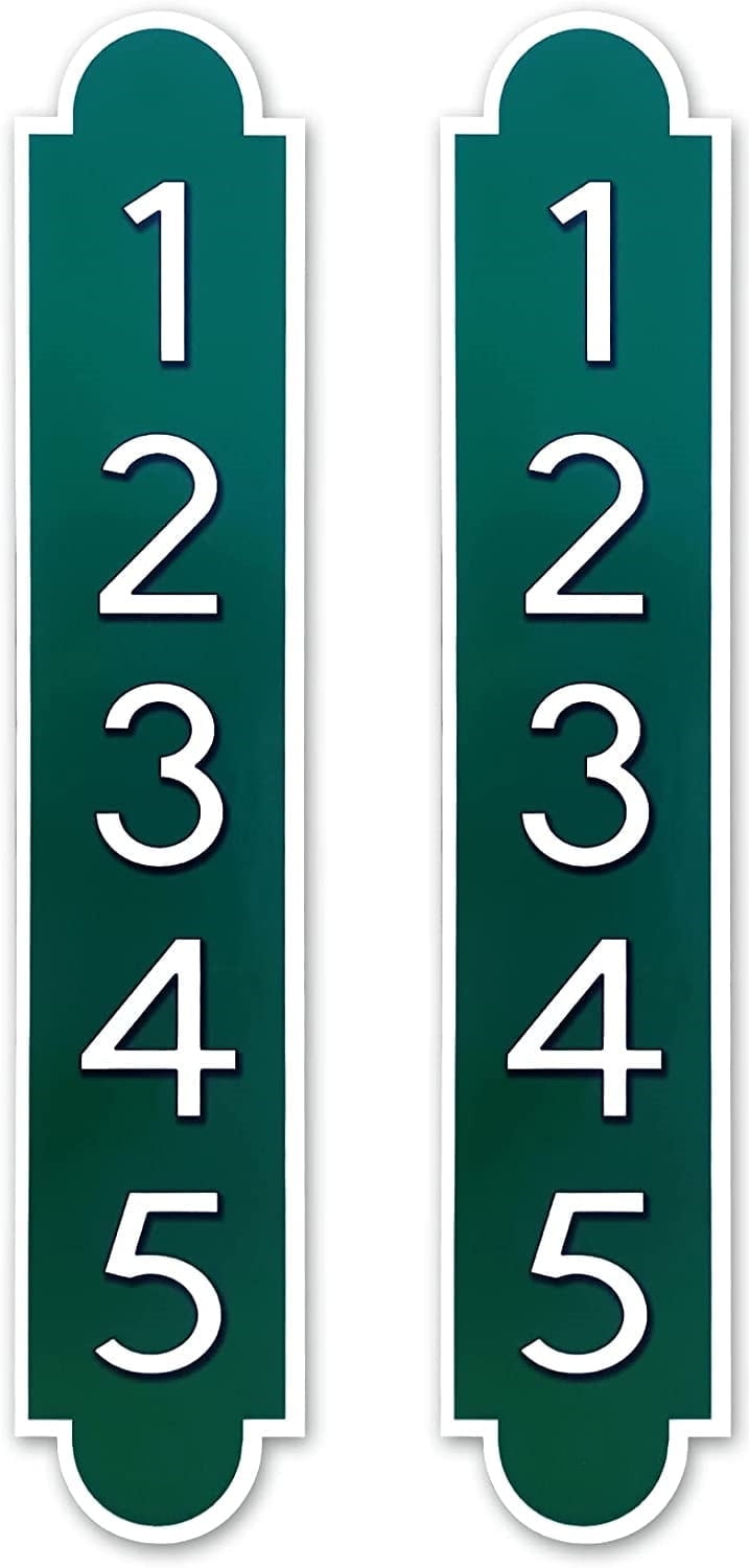 Customized Address Numbers Stickers for Outside 2 Pack, Highly ...
