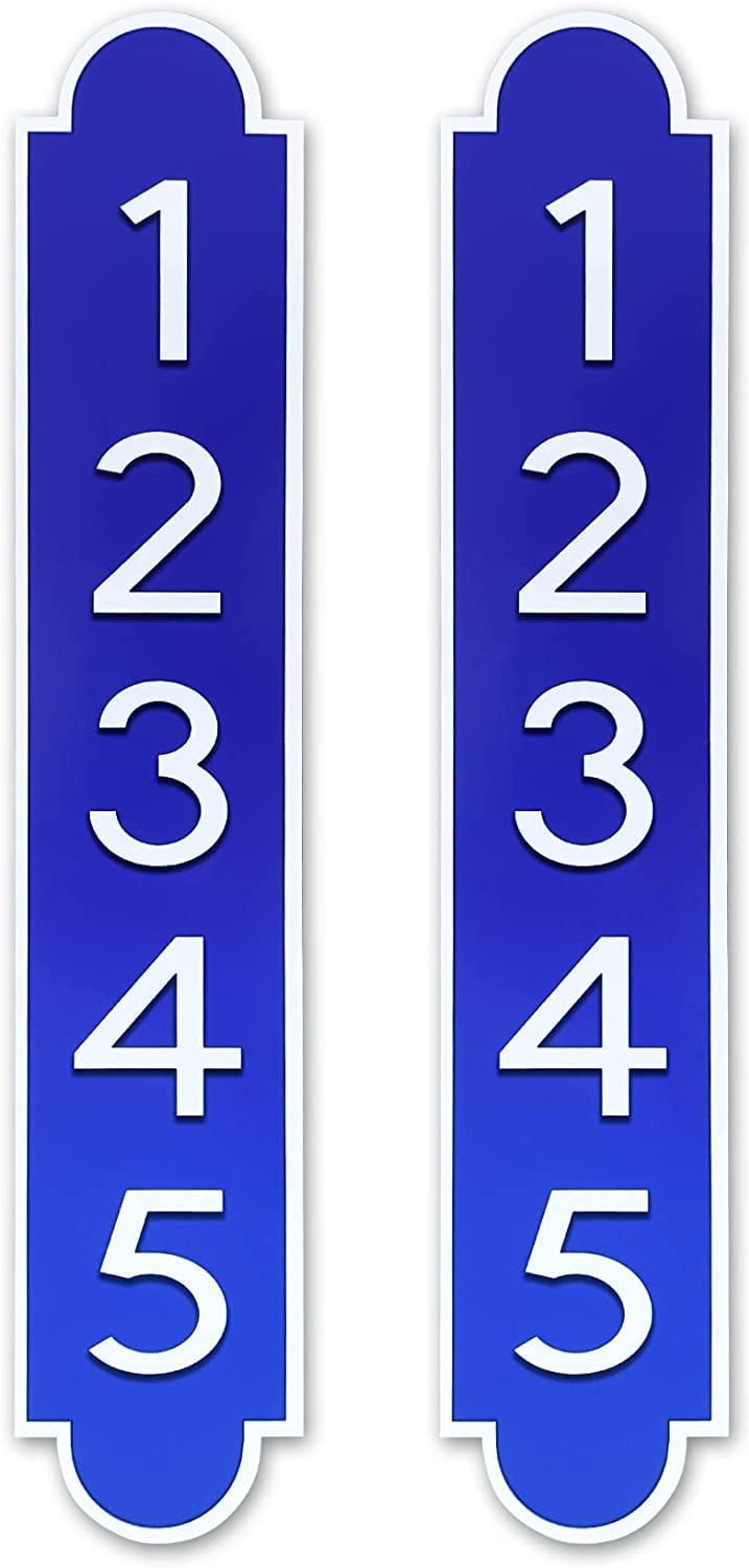 Customized Address Numbers Stickers for Outside 2 Pack, Highly ...