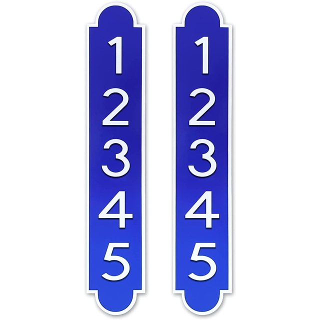 Customized Address Numbers Stickers for Outside 2 Pack, Highly ...