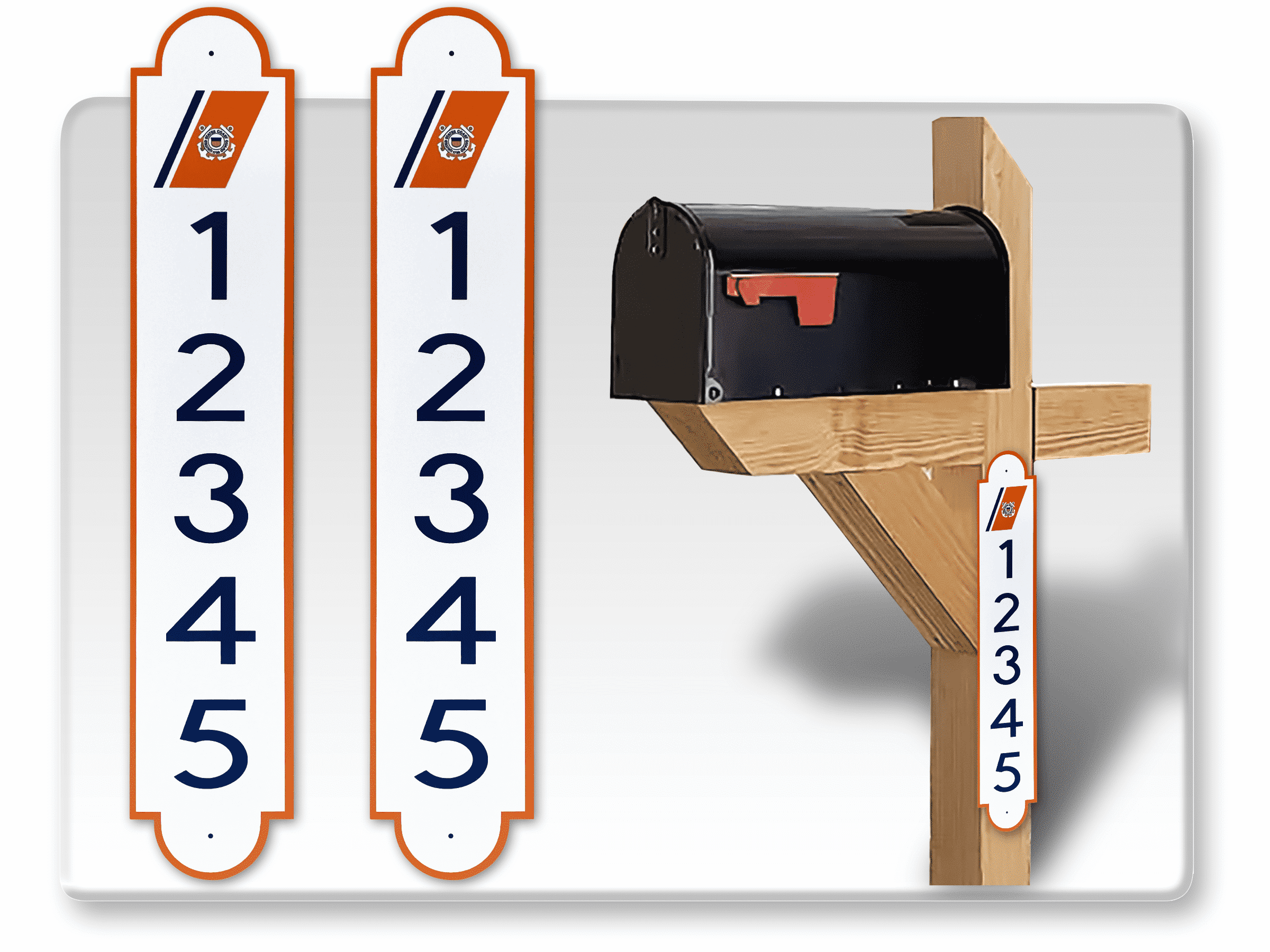 Customized Address Numbers Stickers for Outside 2 Pack, Highly ...