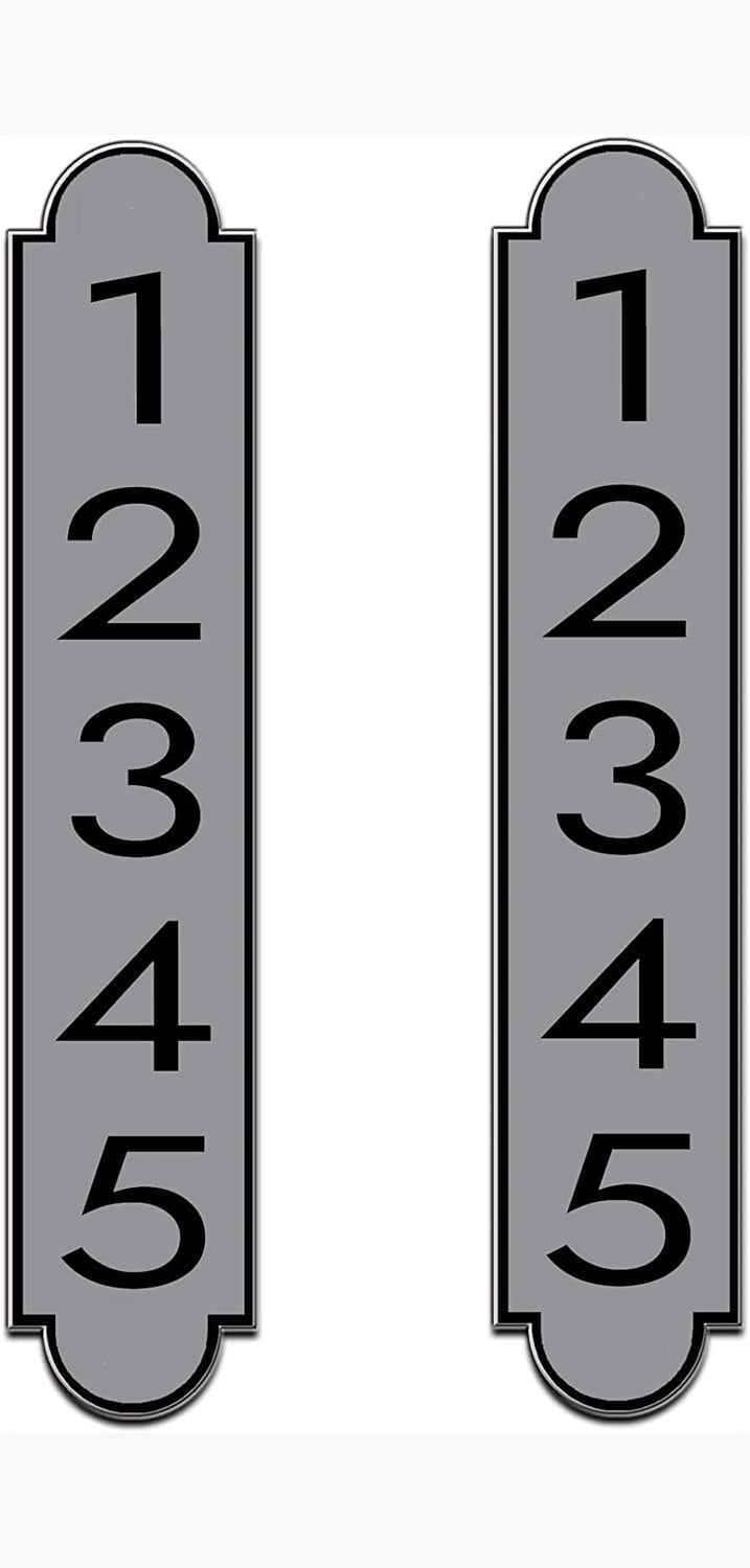 Customized Address Numbers Stickers for Outside 2 Pack, Highly ...