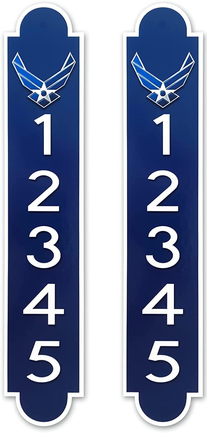 Customized Address Numbers Stickers for Outside 2 Pack, Highly ...