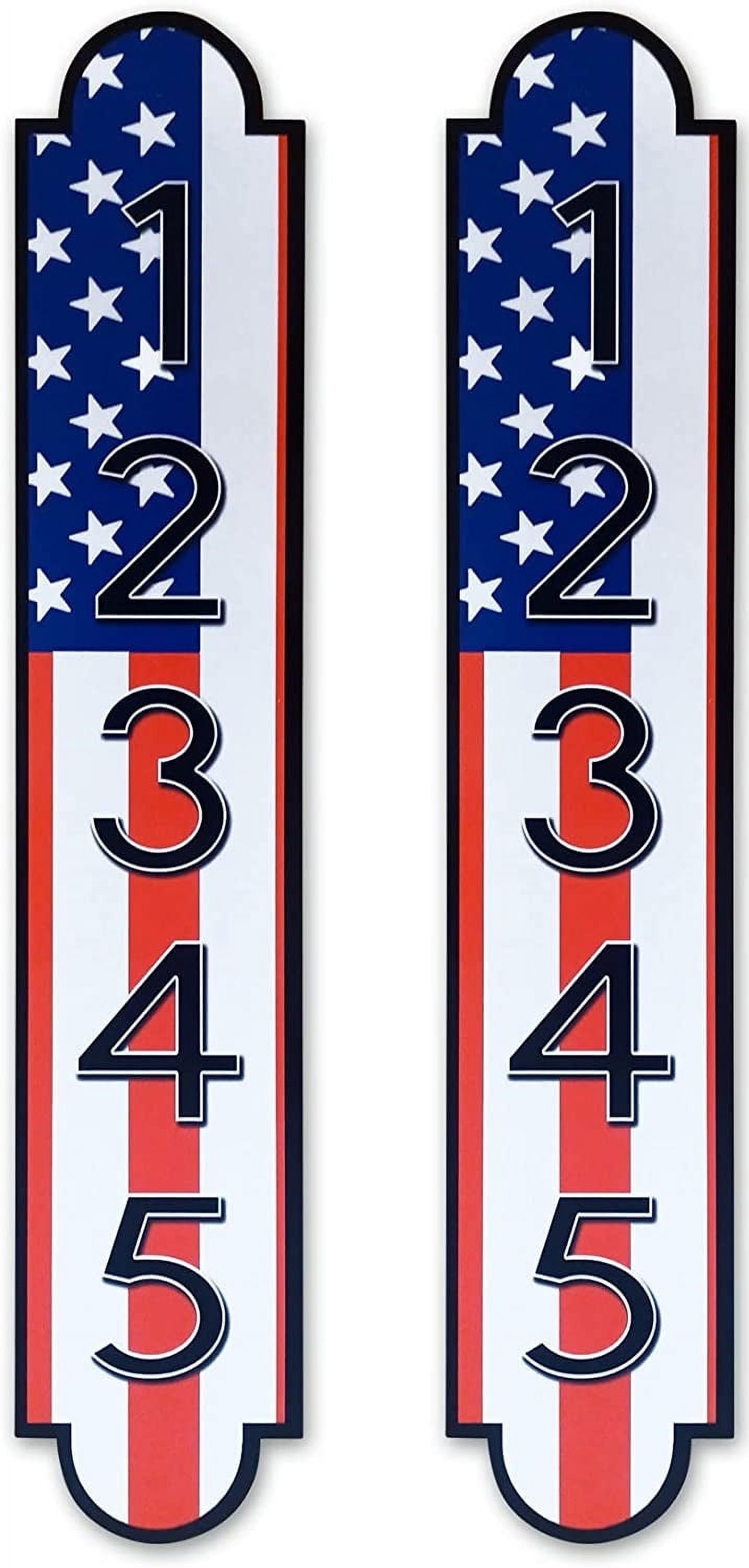 Customized Address Numbers Stickers for Outside 2 Pack, Highly ...