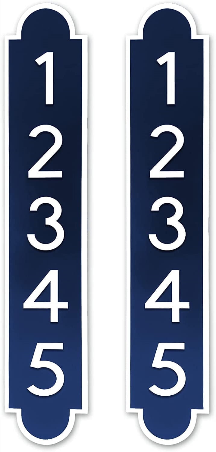 Customized Address Numbers Stickers for Outside 2 Pack, Highly ...