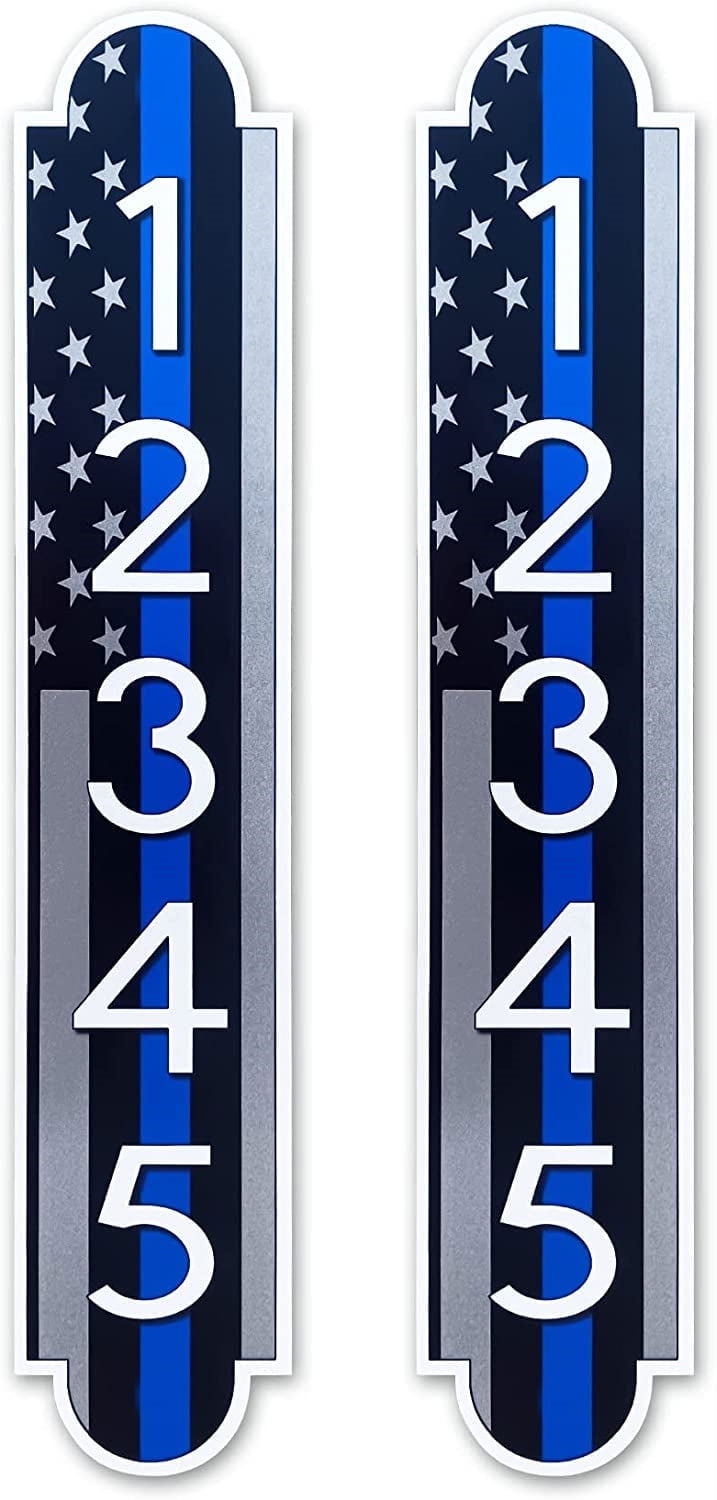 Customized Address Numbers Stickers for Outside 2 Pack, Highly ...