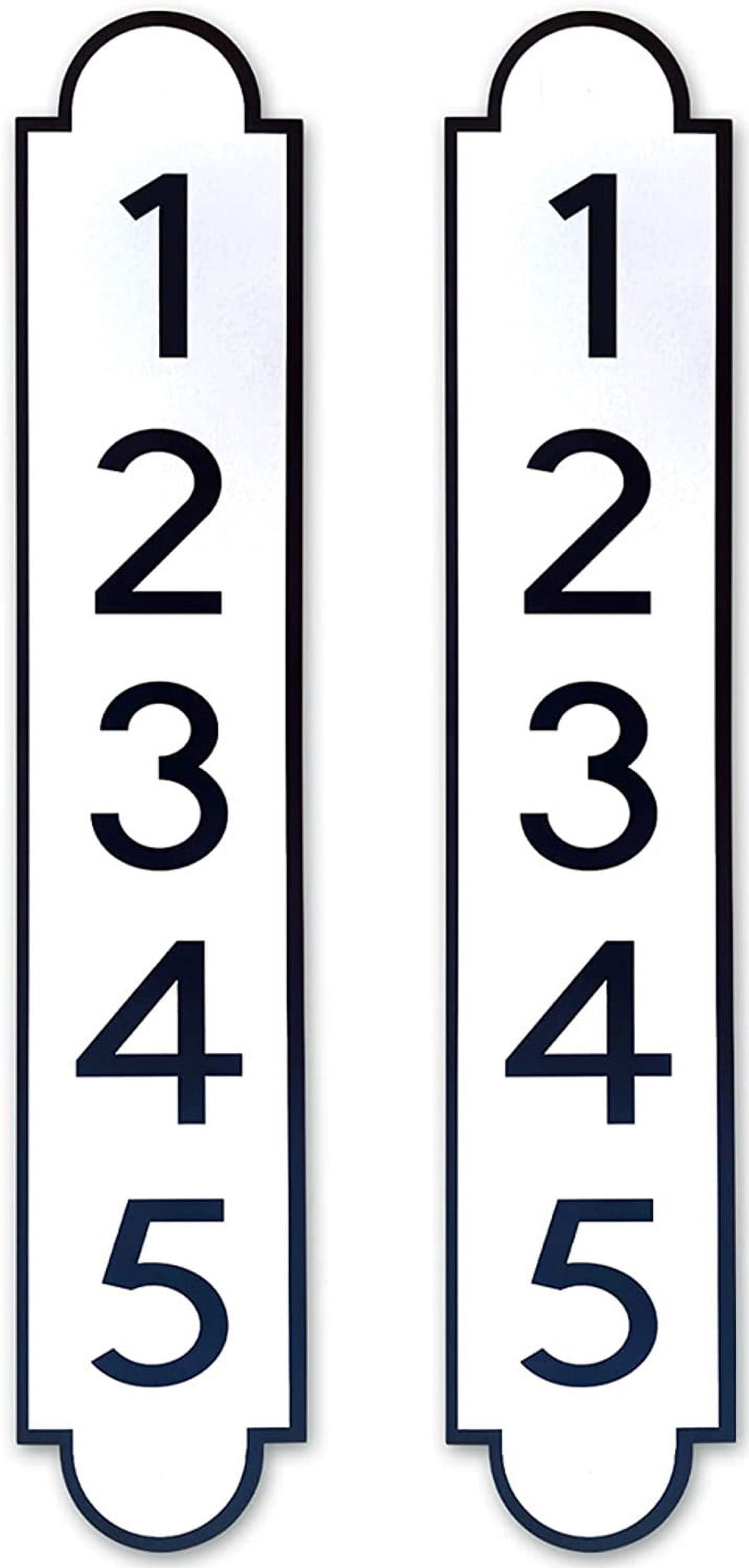 Customized Address Numbers Stickers for Outside 2 Pack, Highly ...