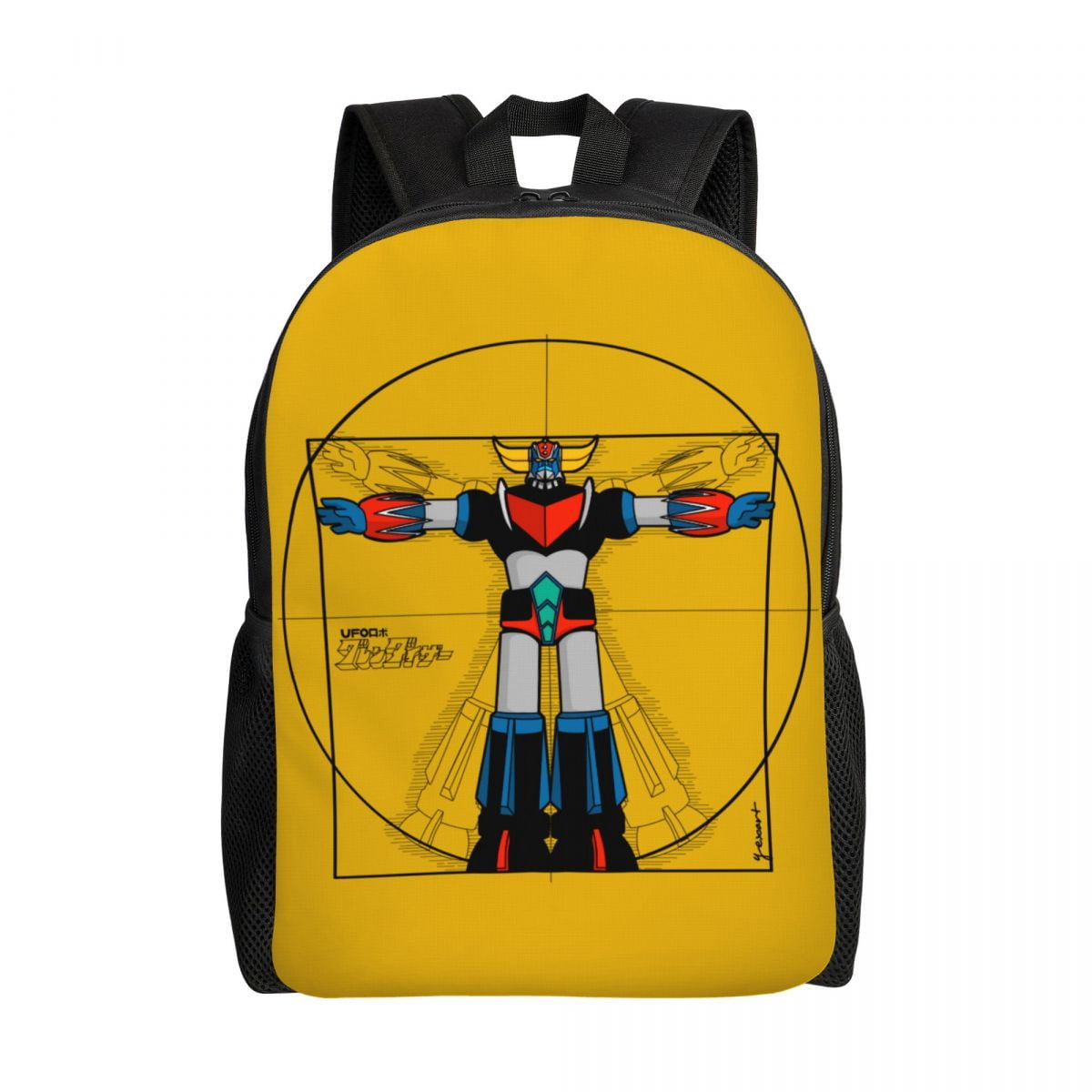 Customized Atlas UFO Robot Backpacks Women Men Water Resistant College ...