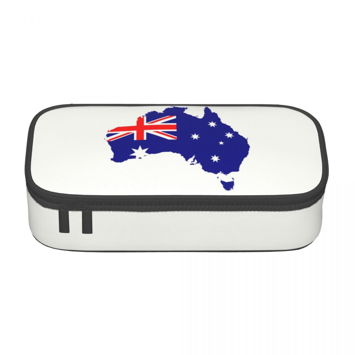 Customized Australia Flag Stripes Kawaii Pencil Case Big Capacity ...
