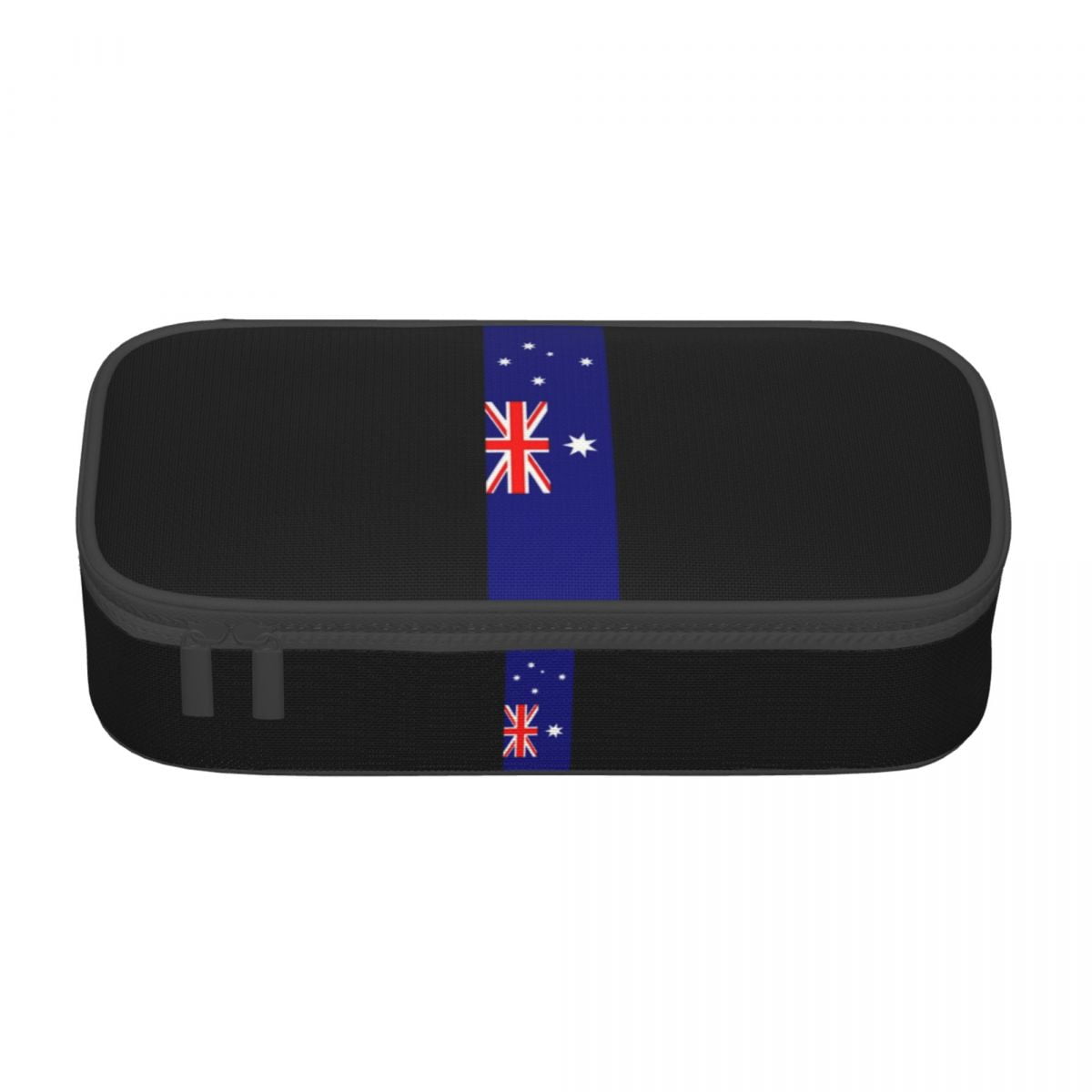 Customized Australia Flag Stripes Kawaii Pencil Case Big Capacity ...