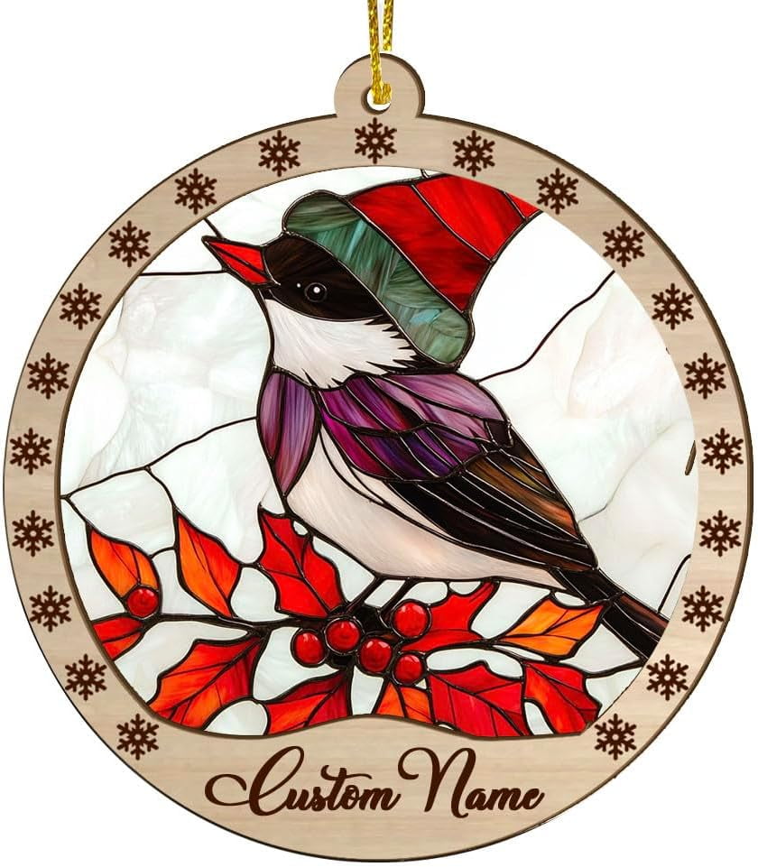Customized Barn Swallow Stained Glass Sun Catcher, Barn Swallow ...