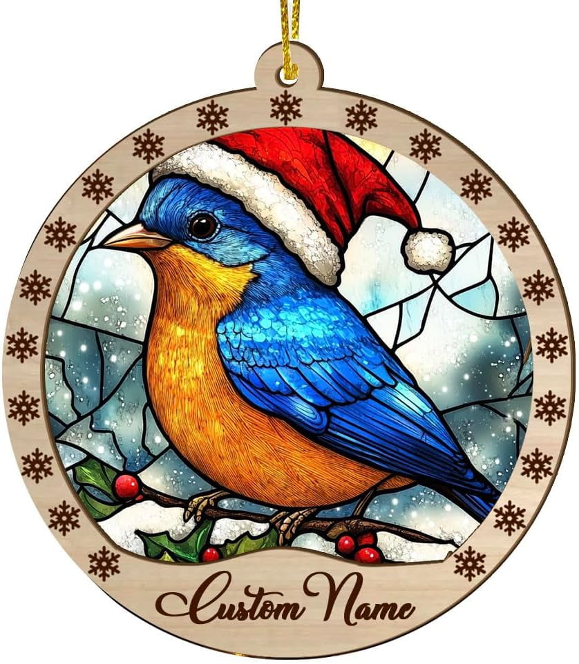 Customized Barn Swallow Stained Glass Sun Catcher, Barn Swallow ...
