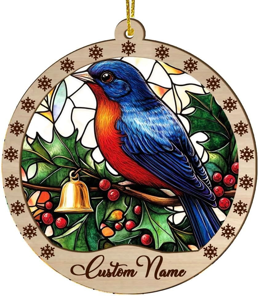 Customized Barn Swallow Stained Glass Sun Catcher, Barn Swallow ...