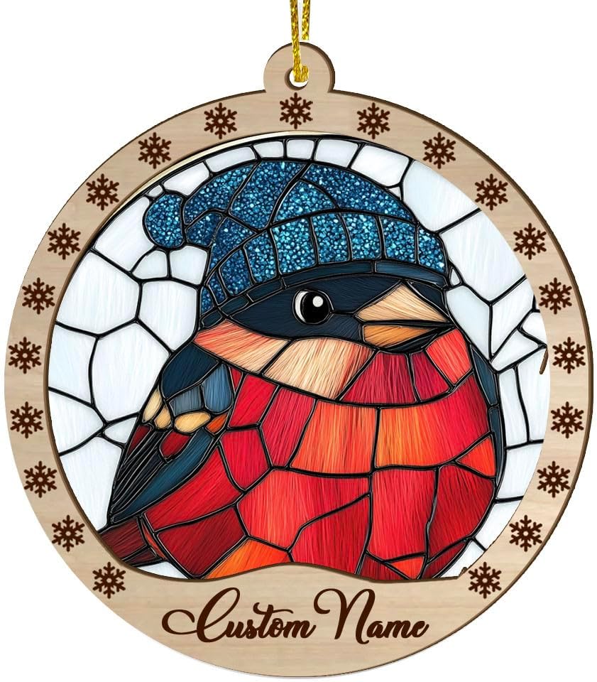 Customized Barn Swallow Stained Glass Sun Catcher, Barn Swallow ...