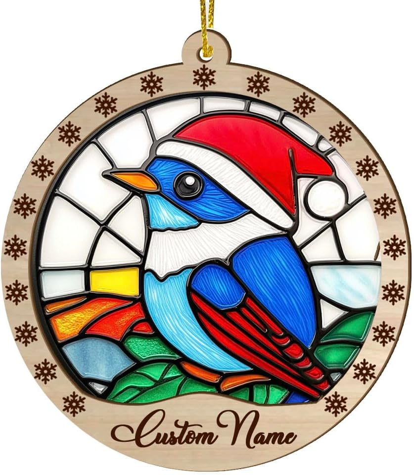 Customized Barn Swallow Stained Glass Sun Catcher, Barn Swallow ...