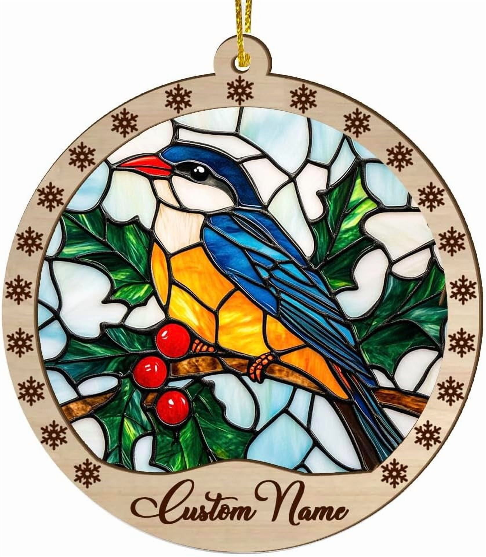 Customized Barn Swallow Stained Glass Sun Catcher, Barn Swallow ...