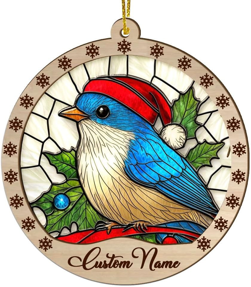 Customized Barn Swallow Stained Glass Sun Catcher, Barn Swallow ...