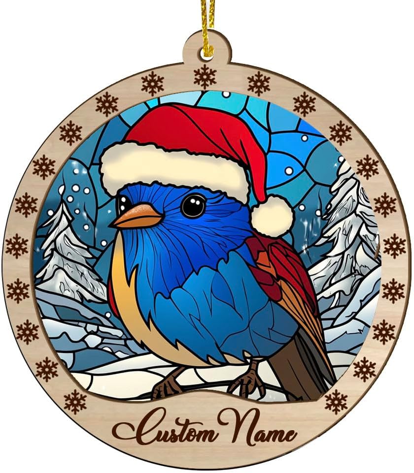 Customized Barn Swallow Stained Glass Sun Catcher, Barn Swallow ...