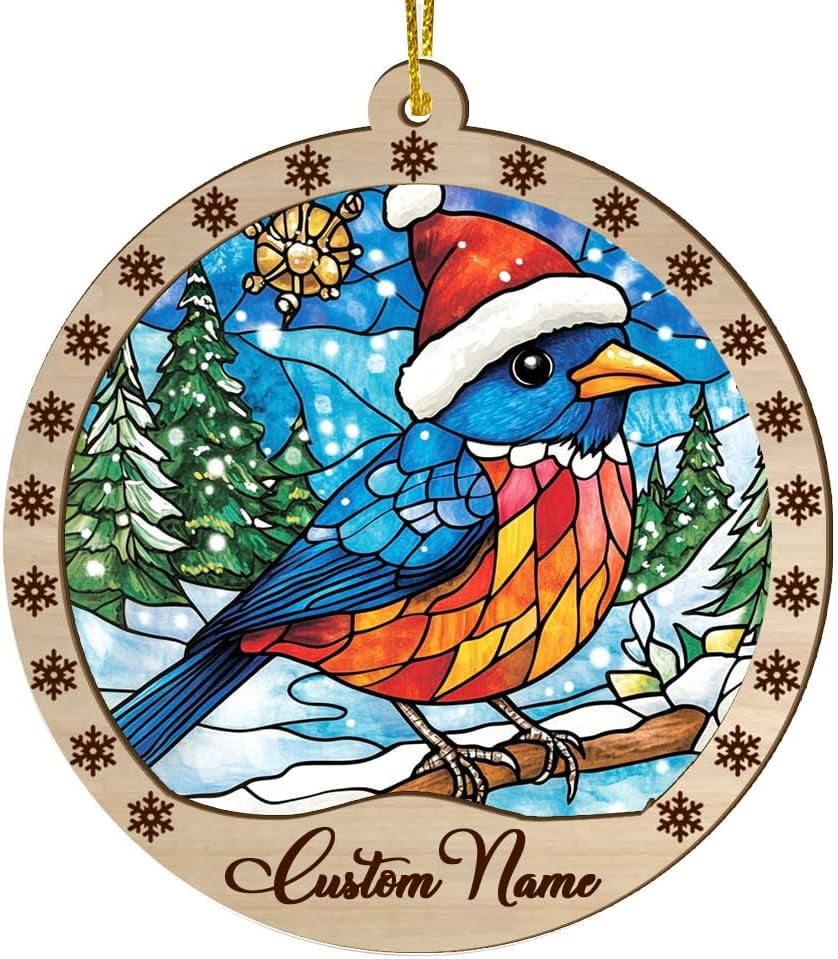 Customized Barn Swallow Stained Glass Sun Catcher, Barn Swallow ...