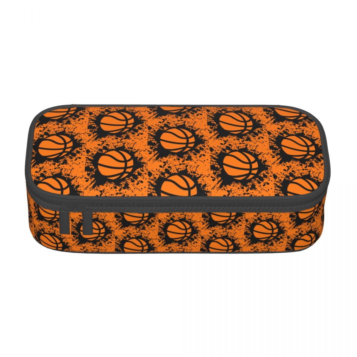 Customized Basketball Dots Round Pencil Case Big Capacity Physical ...