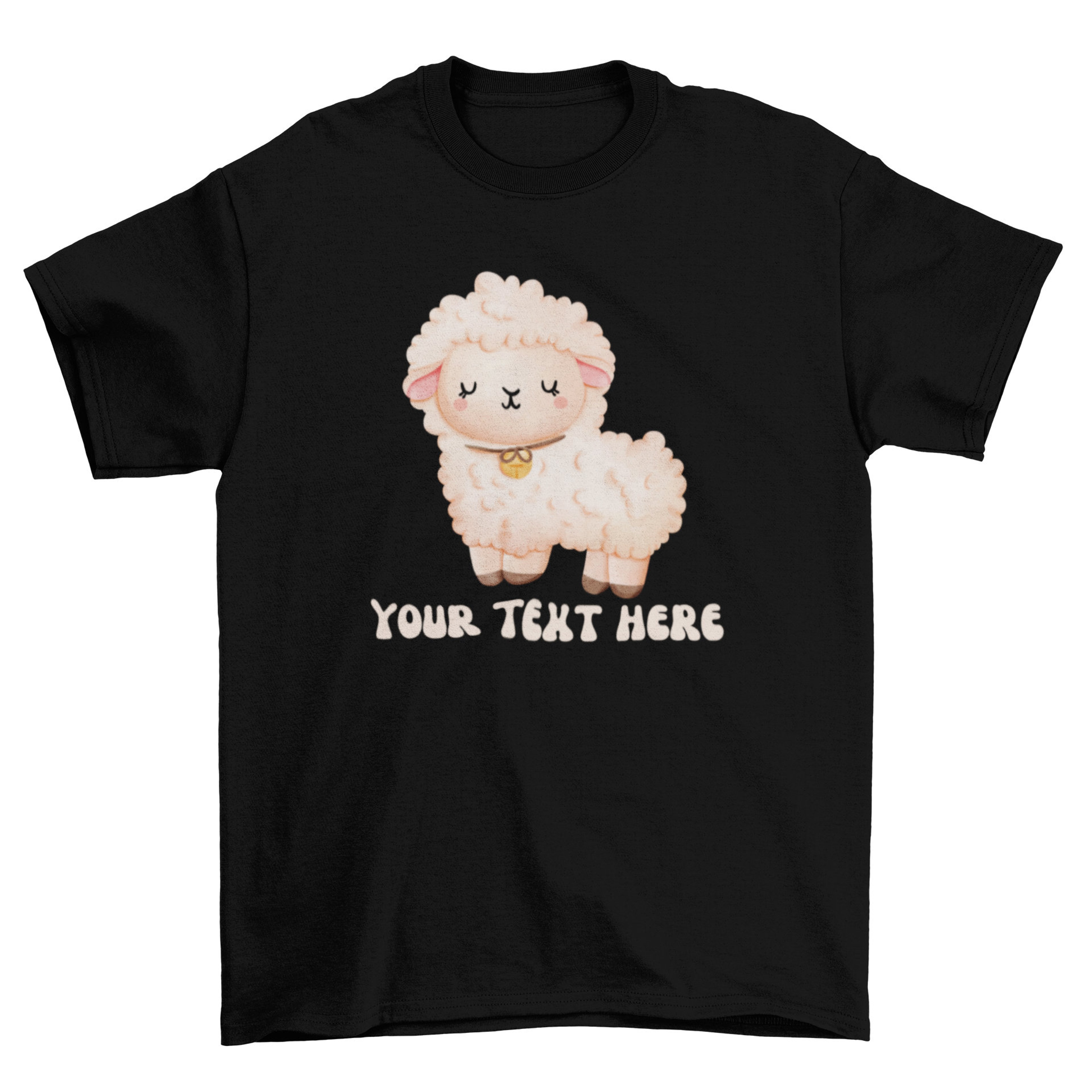 Customized Beautiful and Lovely Sheep T-Shirt Design With Customized ...