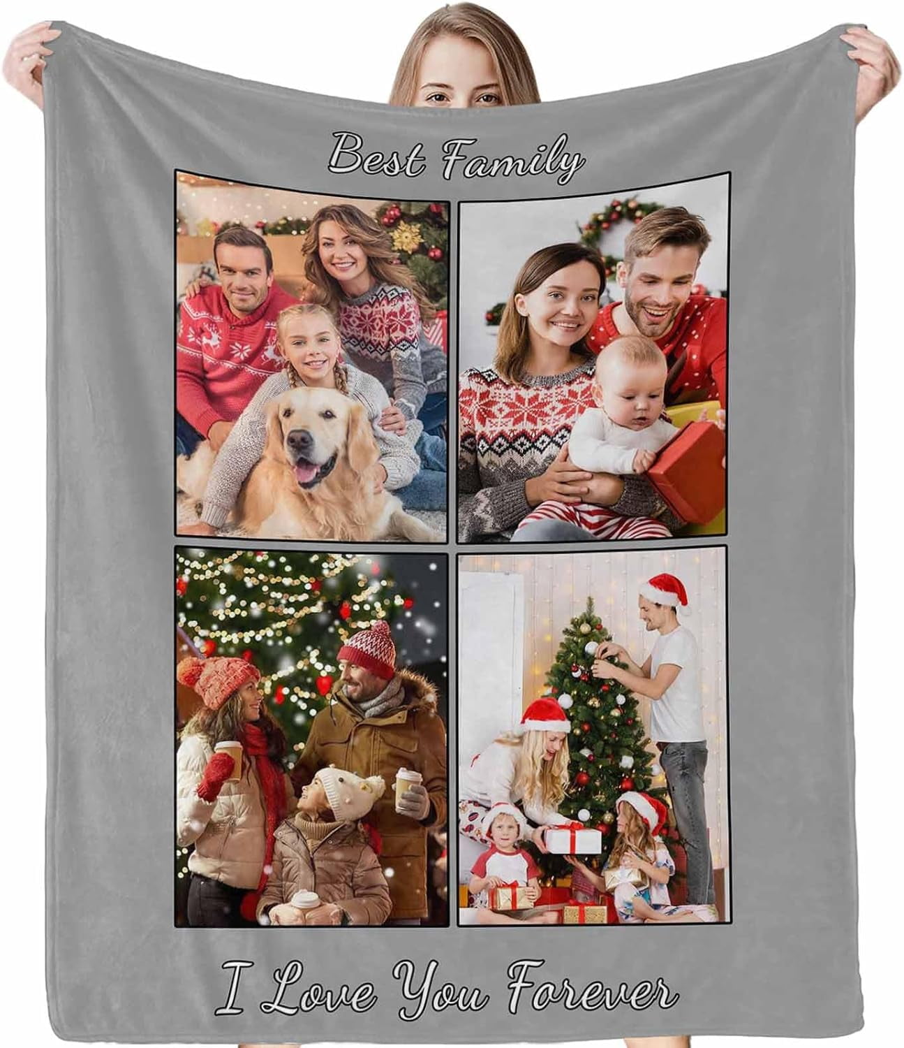 Customized Blankets Personalized Blanket Using Your Own Pictures with ...