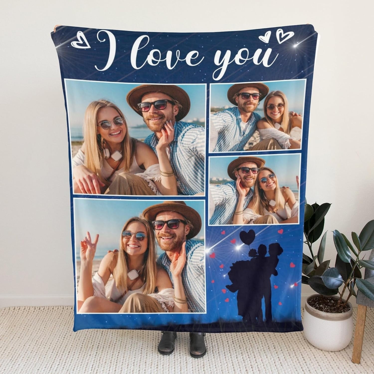 Customized Blankets with Photos for Family Memory Custom Picture ...
