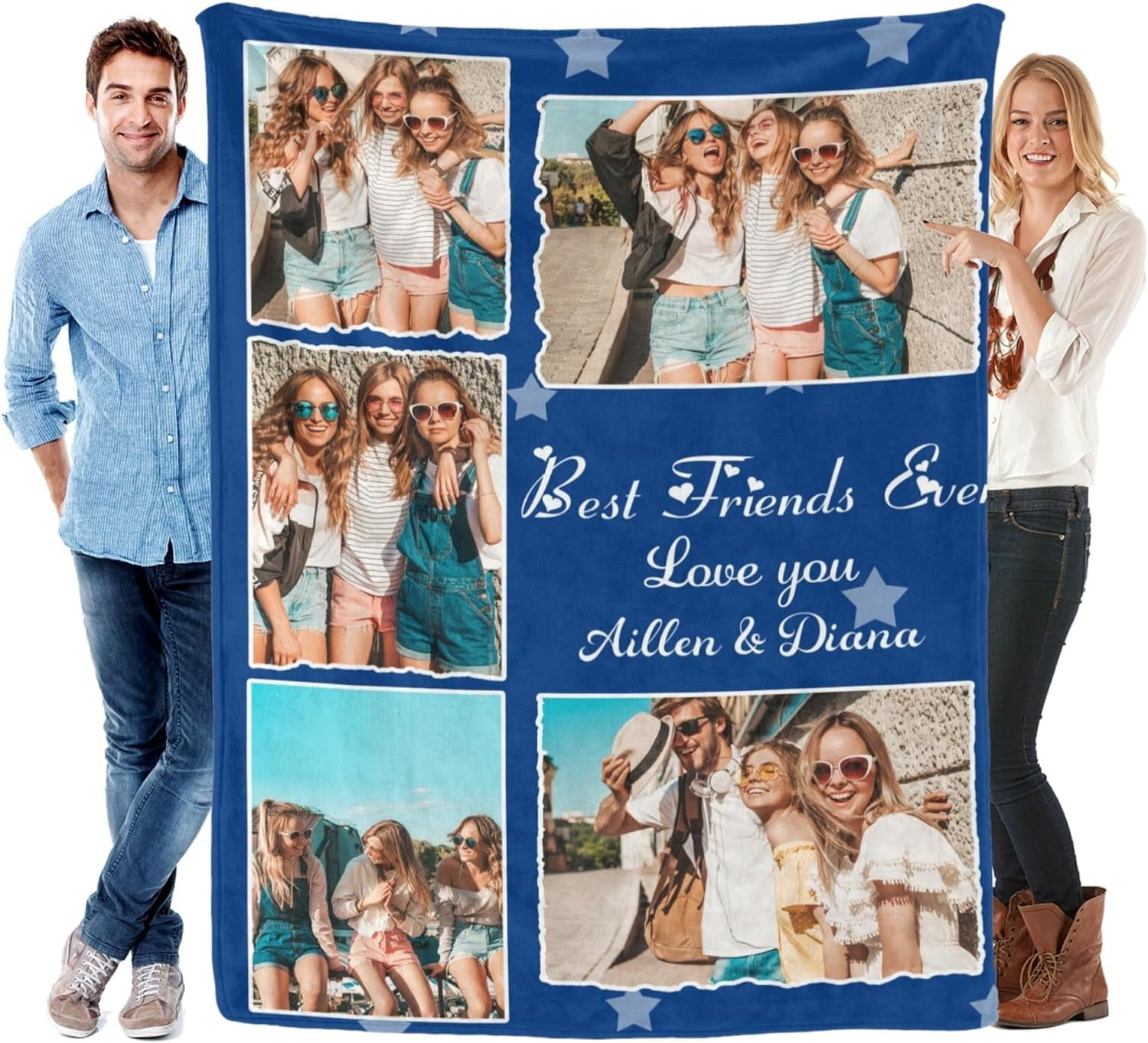 Customized Blankets with Photos for Family Memory Custom Picture ...