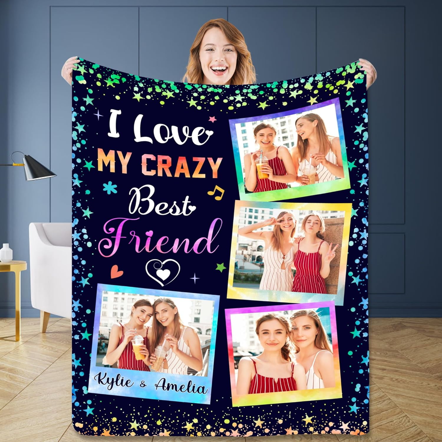 Customized Blankets with Photos for Family Memory Custom Picture ...