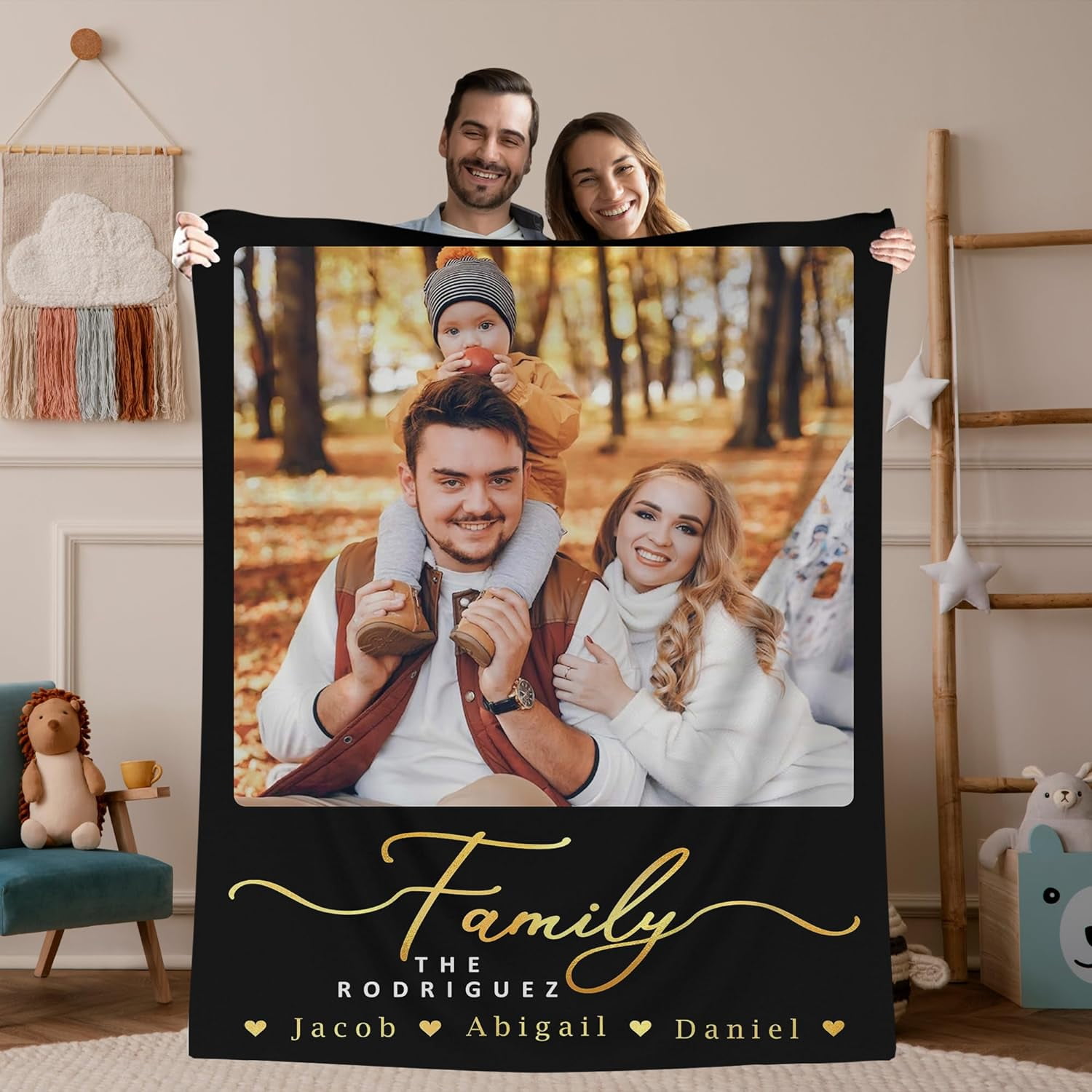 Customized Blankets with Photos for Family Memory Custom Picture ...