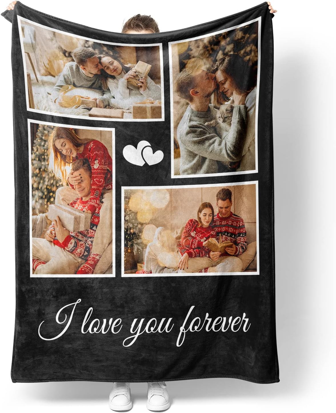 Customized Blankets with Photos Personalized Picture Collage Blanket ...